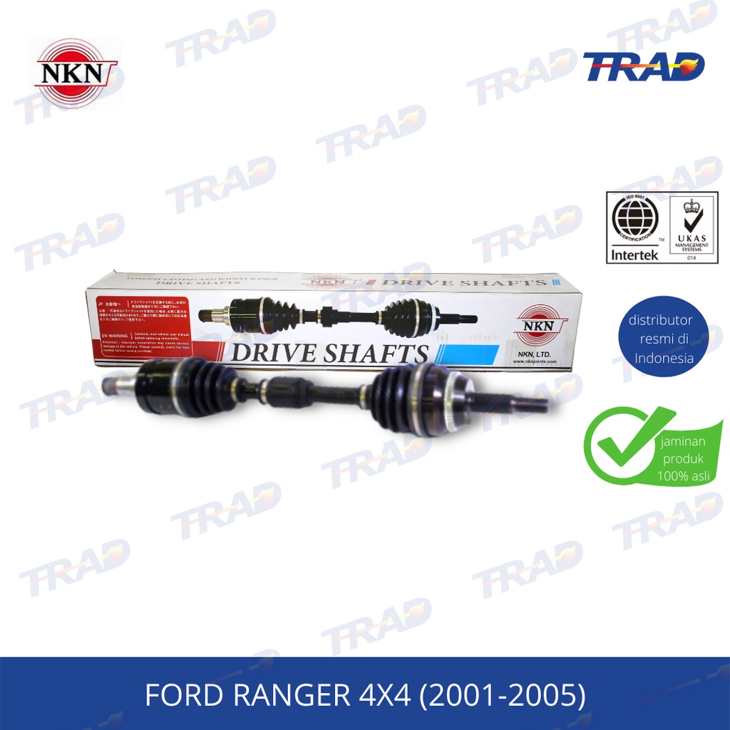 Jual Drive Shaft AS Roda CV Joint Assy NKN Ford Ranger, Everest 4X4 | Shopee Indonesia