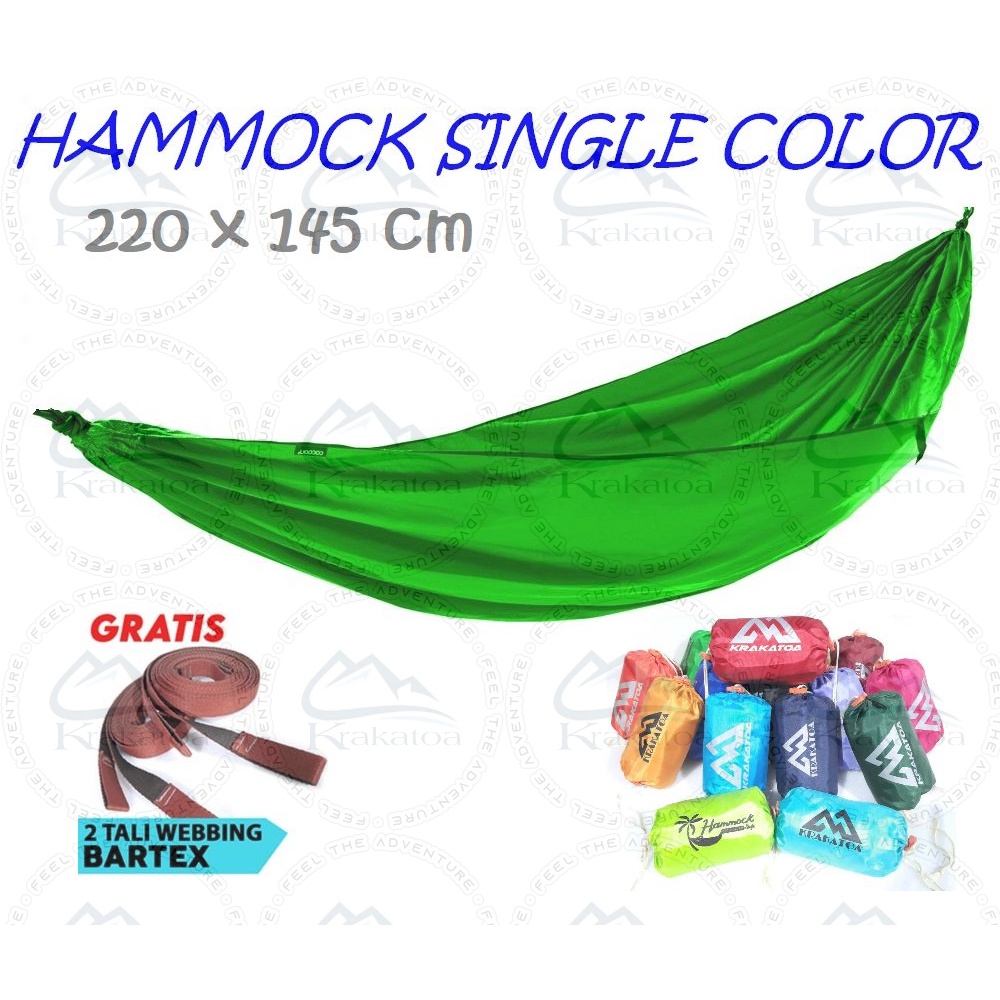Jual Hammock 220 x 145 ~ Tempat Tidur Ayunan Gantung ~ Hamuk Hamock ...