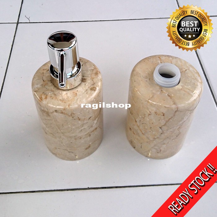 Jual Dispenser Pompa Sampo Sabun Cair Cuci Tangan Unik Bahan Batu ...