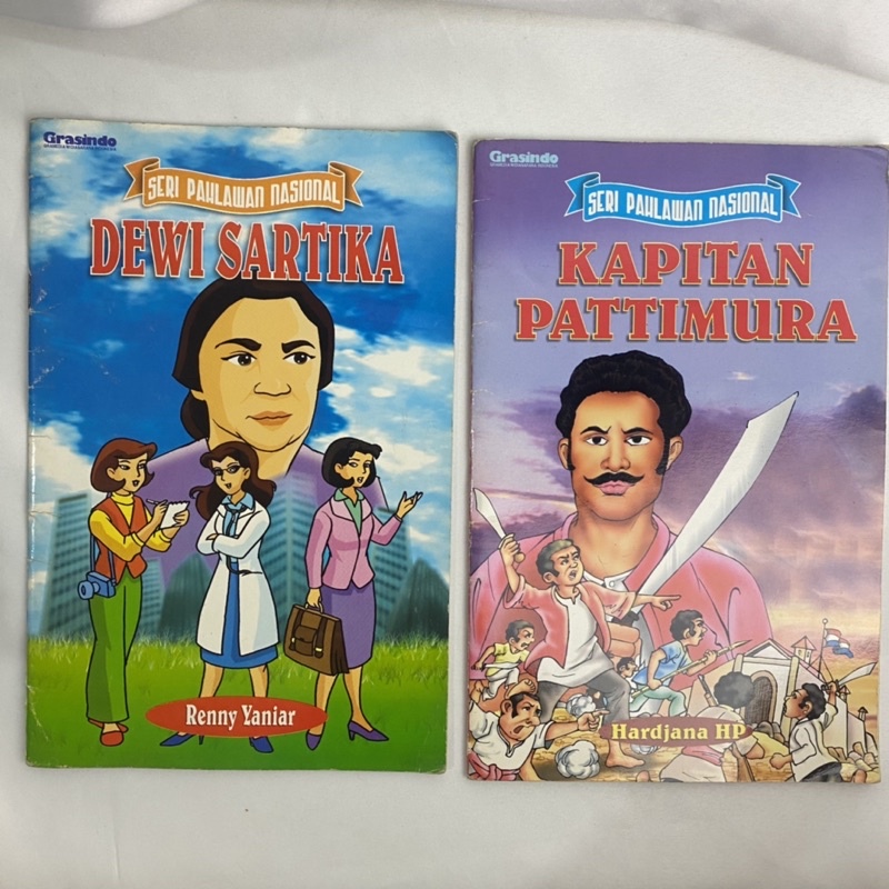 Jual Buku Cerita Anak Bekas - Bundling Seri Pahlawan Nasional Pattimura & Dewi Sartika | Shopee ...