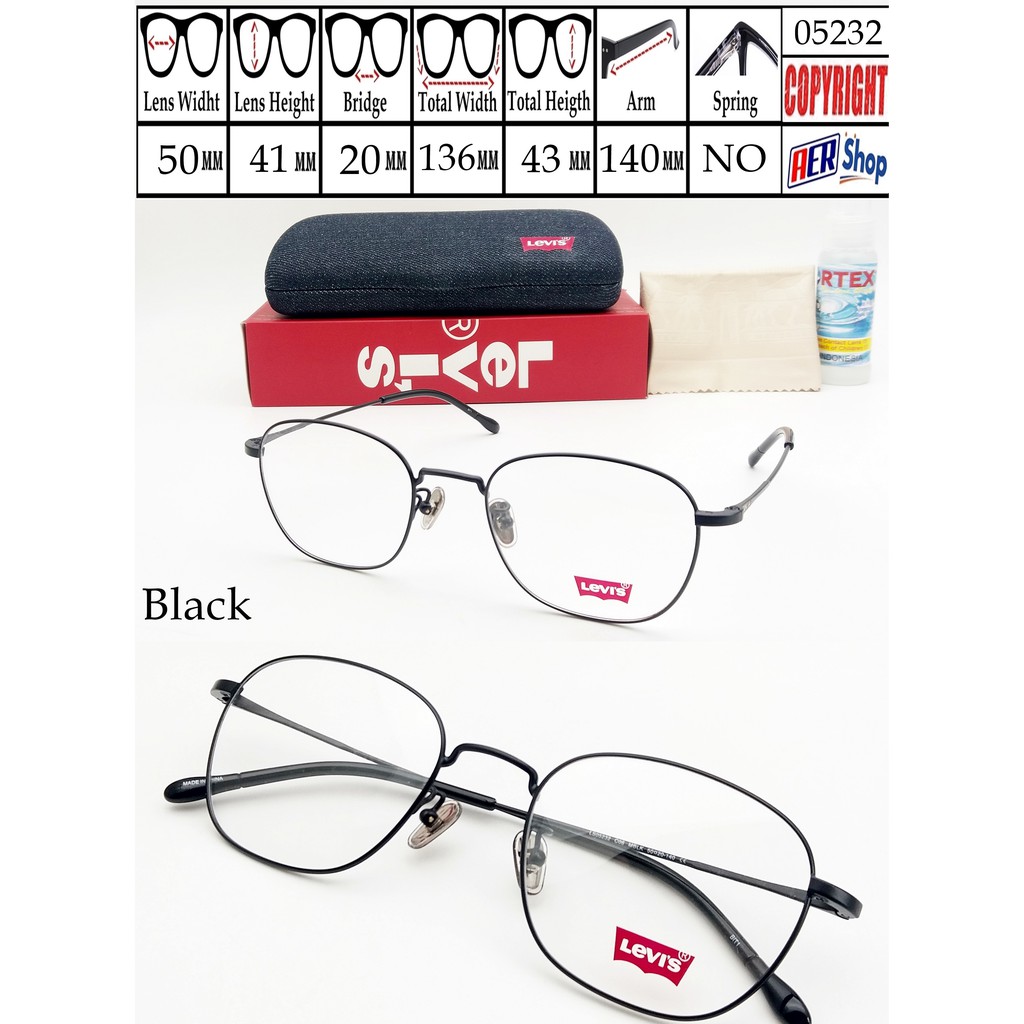 Jual frame LEVI'S ORIGINAL frame kacamata original kacamata levis kotak ...