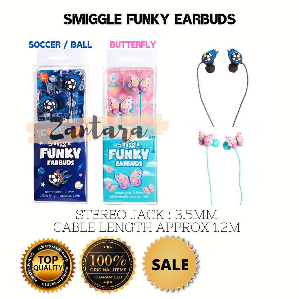 Jual Smiggle Funky Earbuds - Earphone Smiggle | Shopee Indonesia
