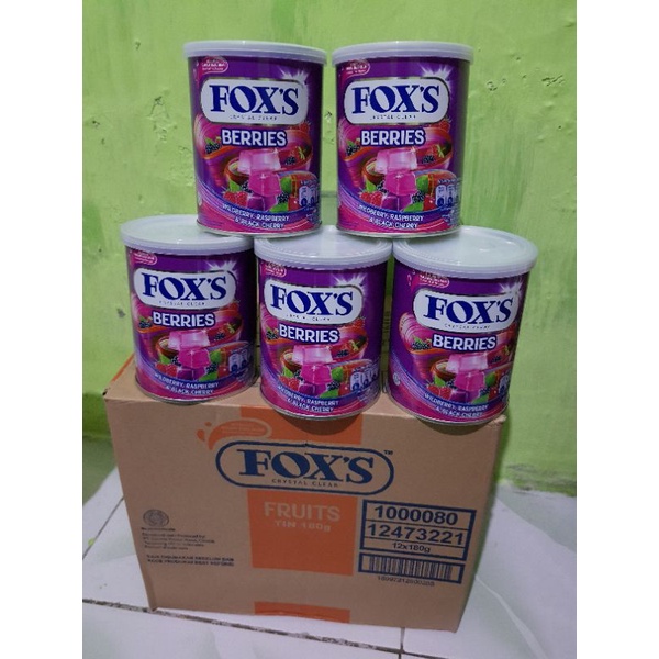 Jual Permen Fox kaleng Fox's Candy Fruits Berries 180G | Shopee Indonesia
