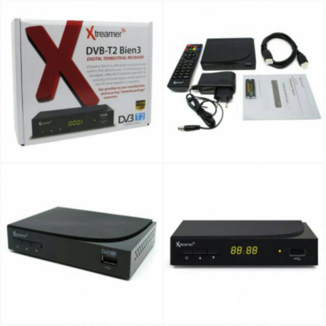 Jual Xtreamer BIEN 3 Set Top Box DVB-T2 and Media Player - XTTV0ABK ...