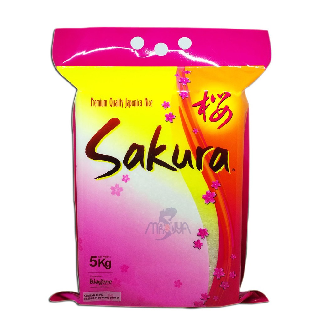 Jual Beras Jepang - Sakura Rice Vaccum 5 kg - V110 | Shopee Indonesia