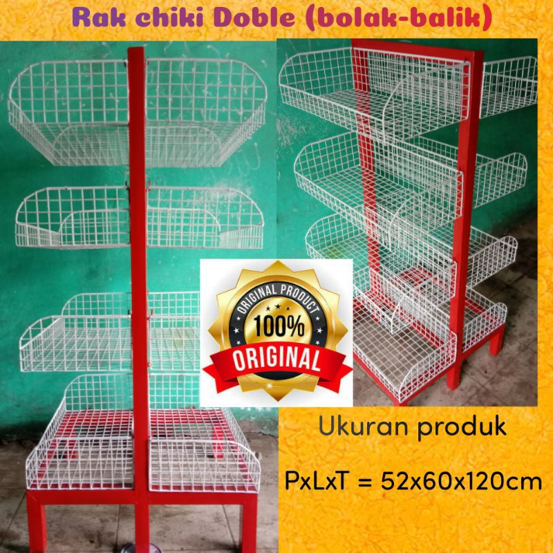 Jual rak ciki Snack warung 8 susun *DOUBLE WINGS* berkualitas tinggi | Shopee Indonesia