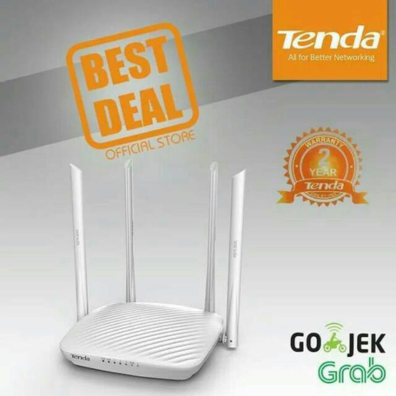 Jual TENDA F9 600Mbps High Power Wall Killer Wirelesa Router | Shopee ...