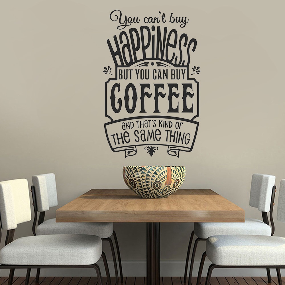 Jual Stiker Dinding Kopi Dekorasi Kafe Restaurant Cafe Wall Stickers ...