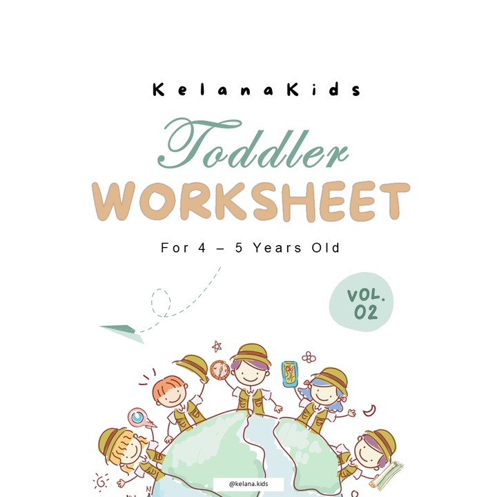 Jual Printable Worksheet Vol 02 Untuk Anak Usia 4 Tahun TK PAUD 55 ...