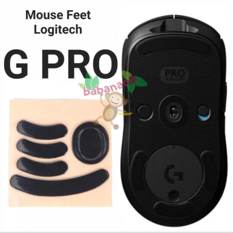 Jual Mouse feet Logitech G PRO wireless alas rubber replacement GPRO ...