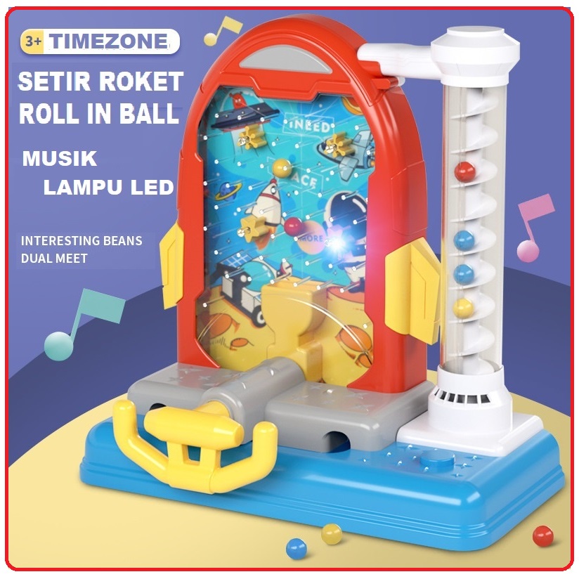 Jual MAINAN ANAK SETIR MOBIL ROKET ASTRONOT BALL PUZZLE ROLL IN BALL ...