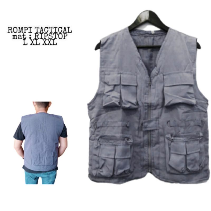 Jual Rompi Cargo Kanvas / Rompi kanvas outdoor / Rompi Proyek / Rompi ...