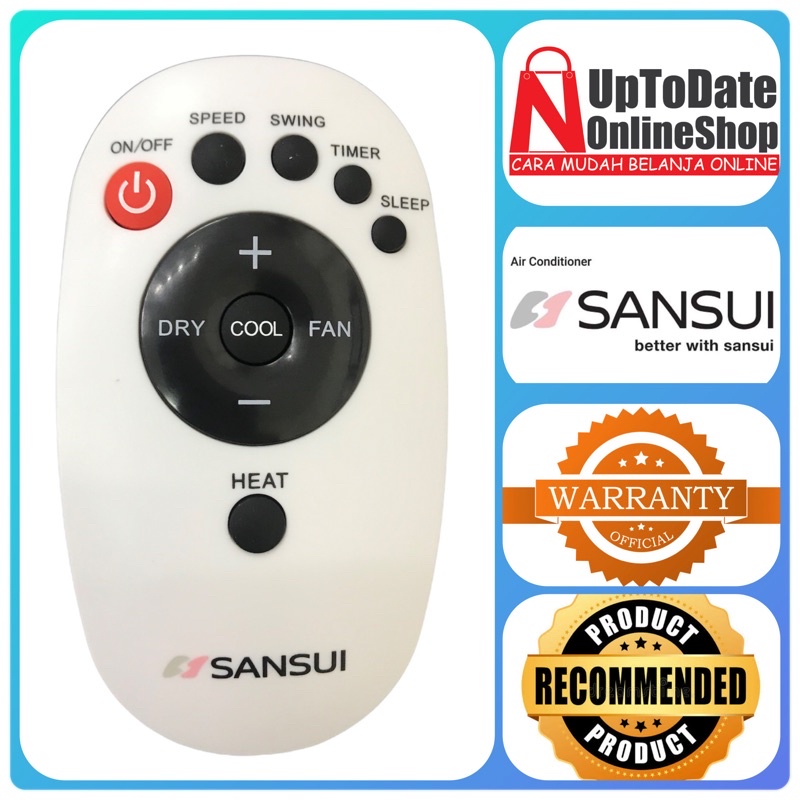 Jual REMOTE AC PORTABLE SANSUI ORIGINAL JAPAN QUALITY | Shopee Indonesia