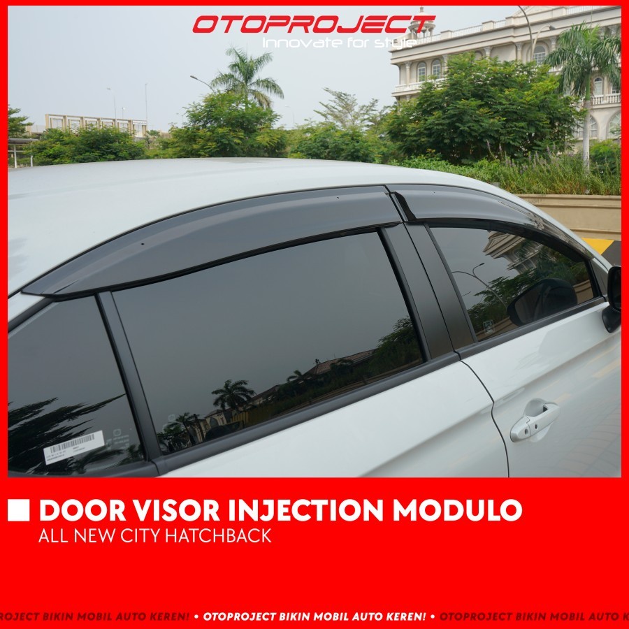 Jual Otoproject - Talang Air Honda All New City Hatchback 2021 Up Side visor Injection Modulo ...
