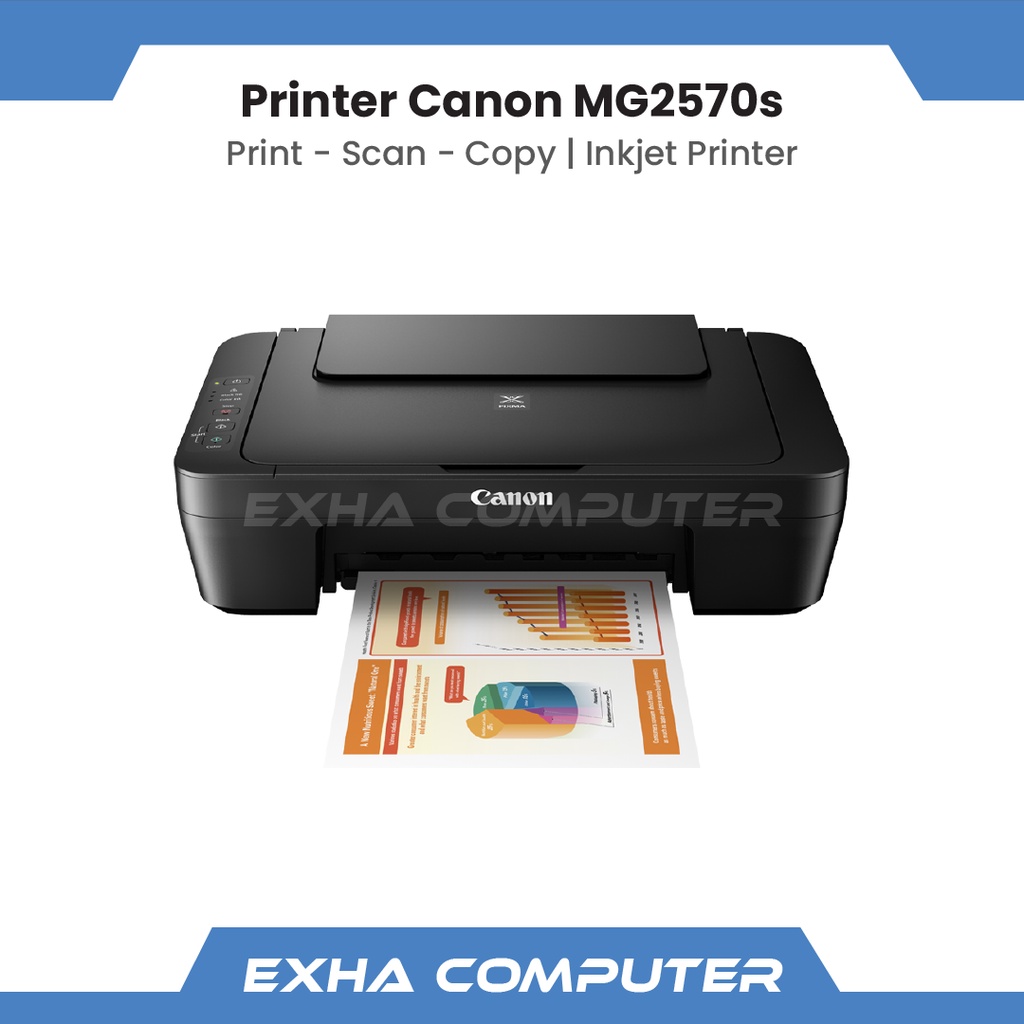 Jual Printer Inkjet Canon Pixma MG2570S Print Scan Copy | Shopee Indonesia
