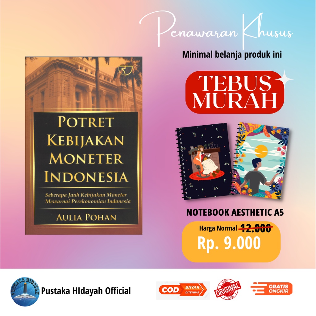 Jual Buku Potret Kebijakan Moneter Indonesia ( Soft Cover ) - Aulia ...