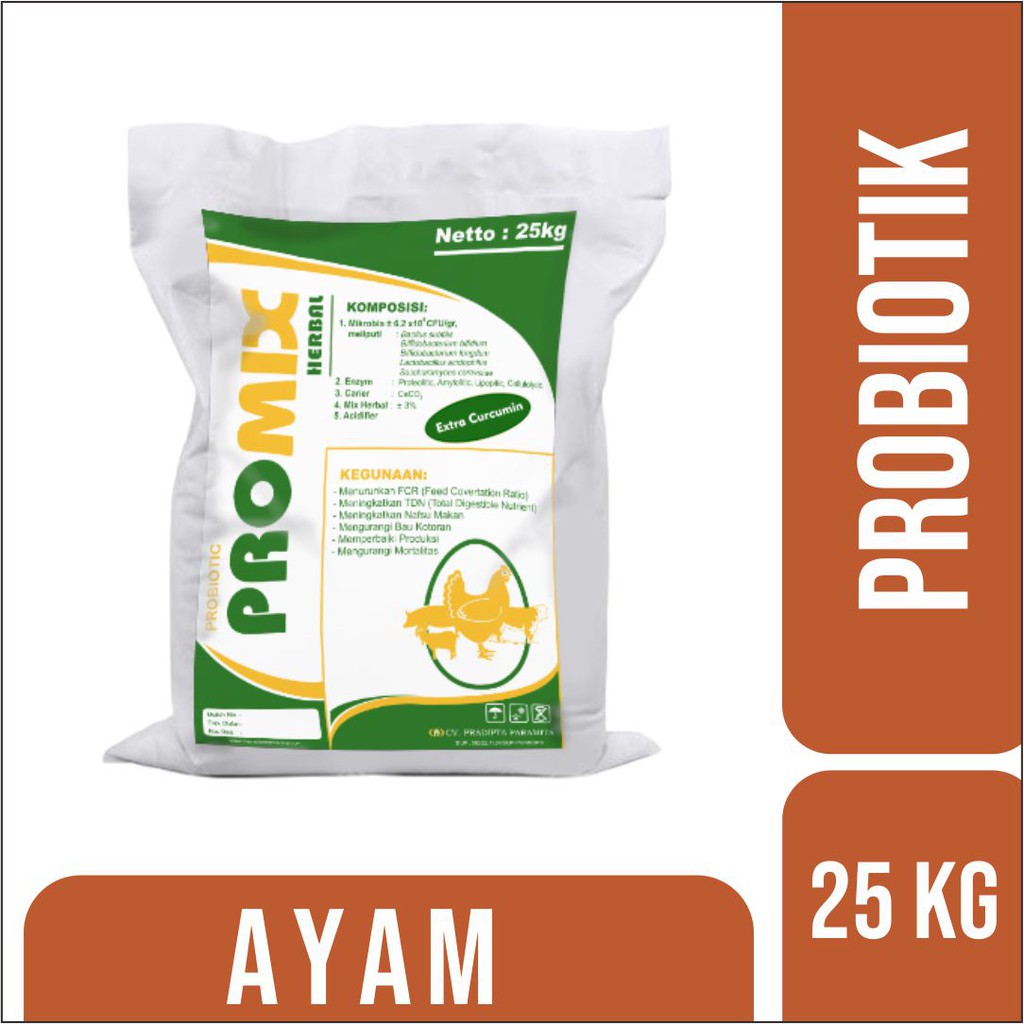 Jual Probiotik Powder Pakan Ayam "PROMIX" 25 Kg | Shopee Indonesia