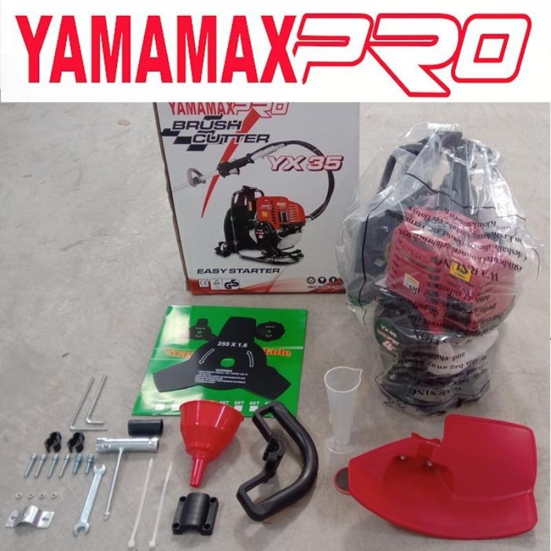 Jual YAMAMAX PRO YX-35 POTONG RUMPUT 4 TAK BRUSH CUTTER HEAVY DUTY YX35 ...