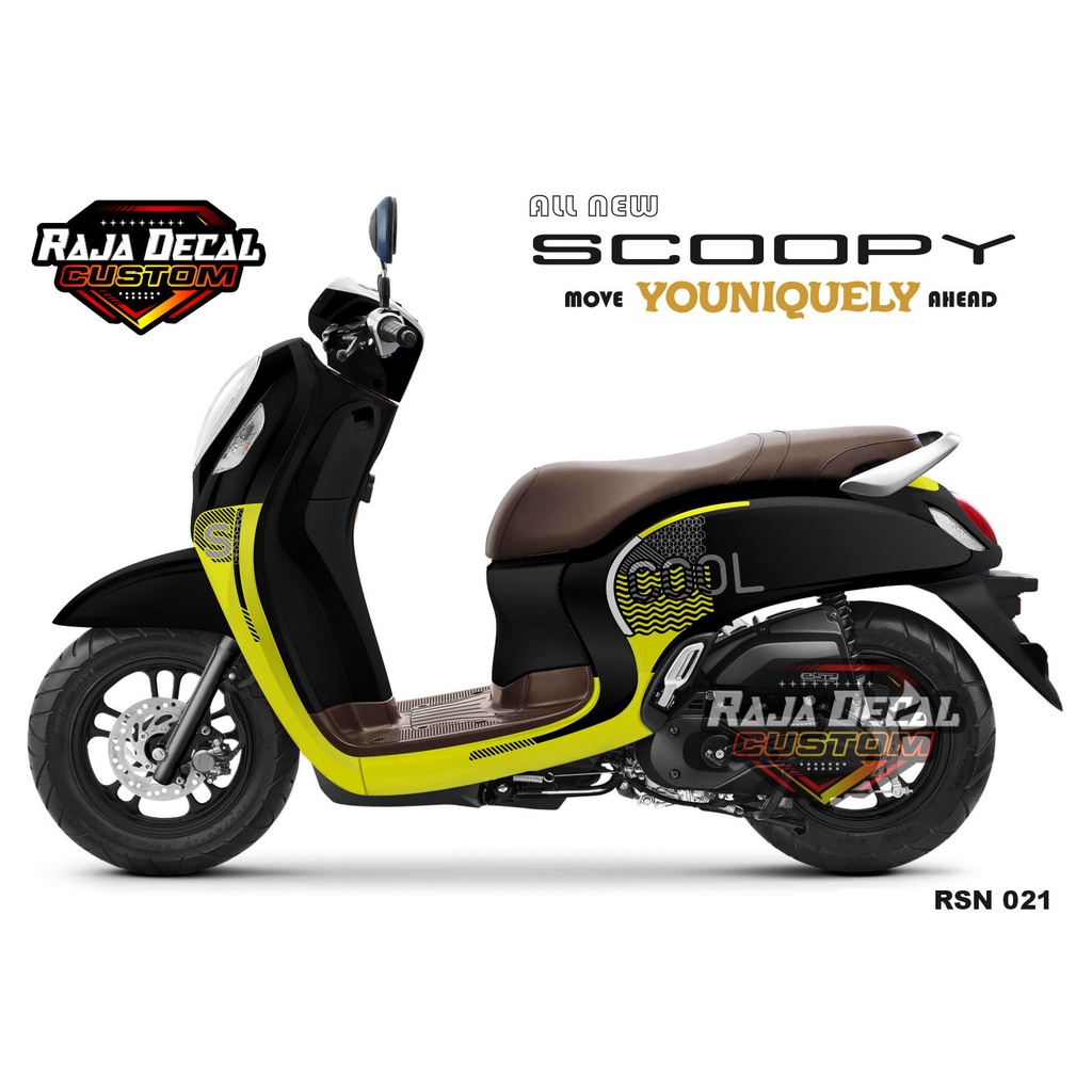 Jual Decal scoopy full body Full Blok Sticker Scopy Dekal New Fi 2021 ...