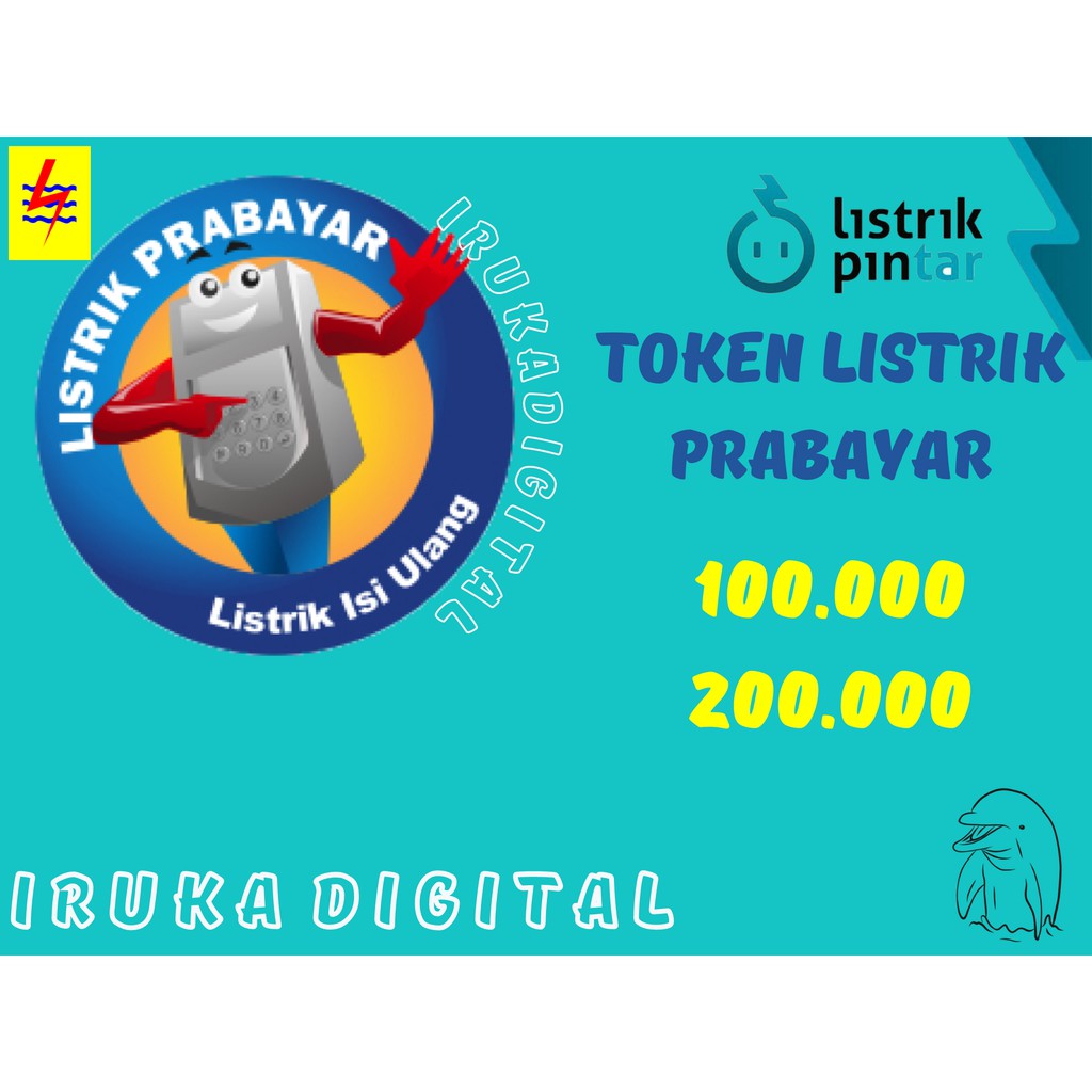 Jual Token listrik PLN 100K 200K proses cepat murah | Shopee Indonesia