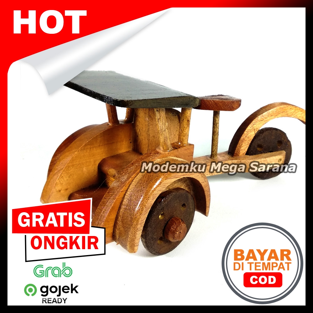Jual Diecast Miniatur Becak Kayu - Ukuran S Mini 16x8x8 cm | Shopee ...