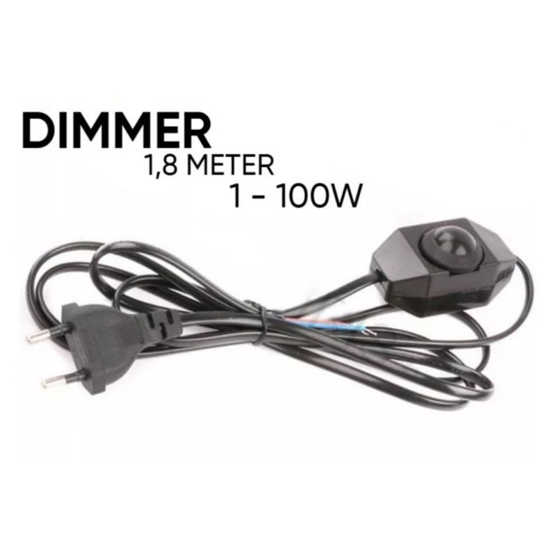 Jual DIMMER 1,8M KABEL PENGATUR CAHAYA LAMPU / PENGATUR TERANG REDUP ...