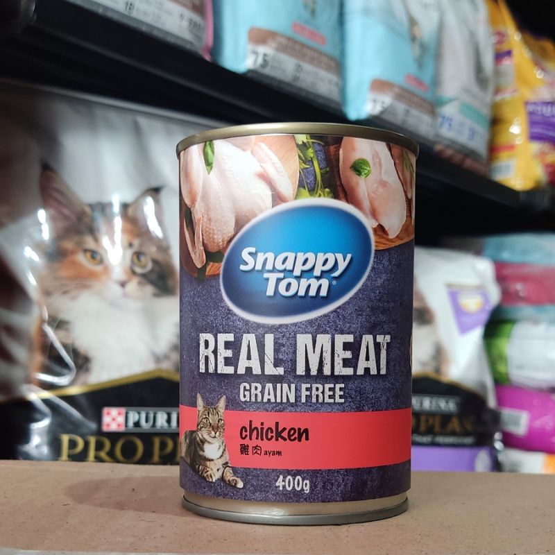 Jual Snappy Tom Chicken 400gr - Makanan Kucing Kaleng | Shopee Indonesia