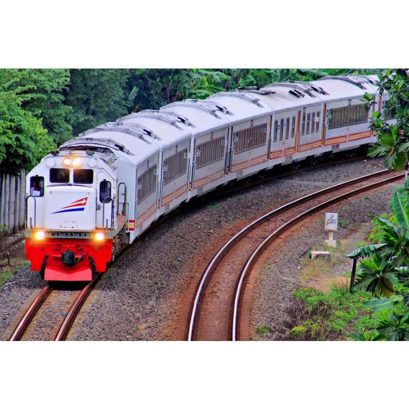 Jual Lukisan cetak kereta api melaju plus bingkai uk 65×45. | Shopee ...