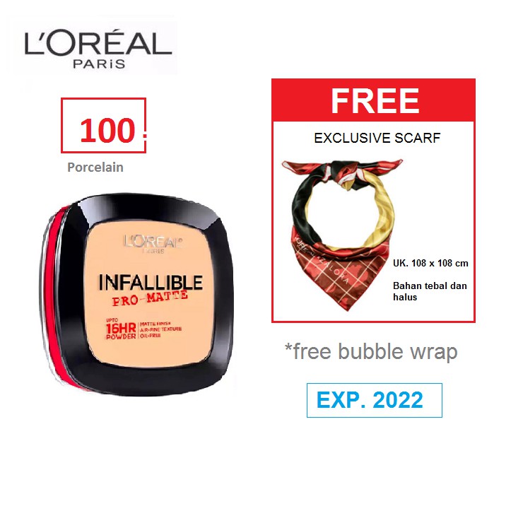 Jual Loreal Infallible Pro Matte Powder 16 HR Promatte Bedak Compact ...