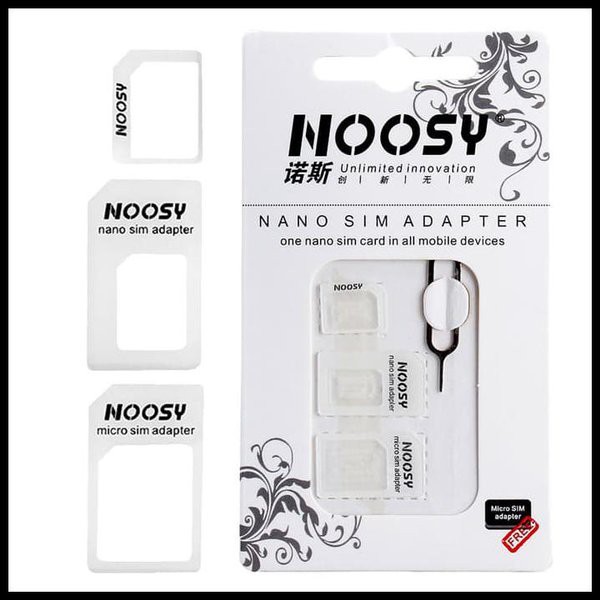 Jual NOOSY NANO ADAPTER SIM CARD - NOOSY ADAPTER SIM CARD - SC | Shopee ...