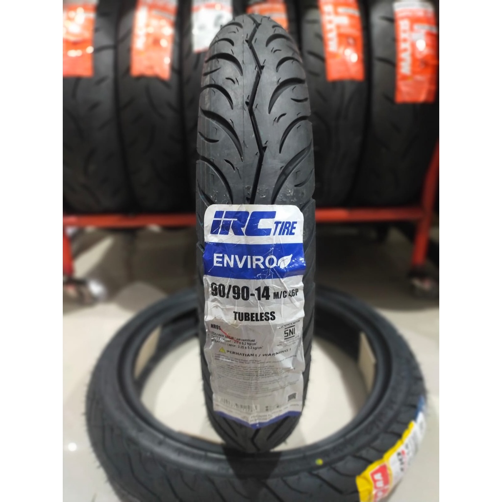Jual Ban Motor Matic // IRC ENVIRO 90/90 Ring 14 Tubeless | Shopee ...