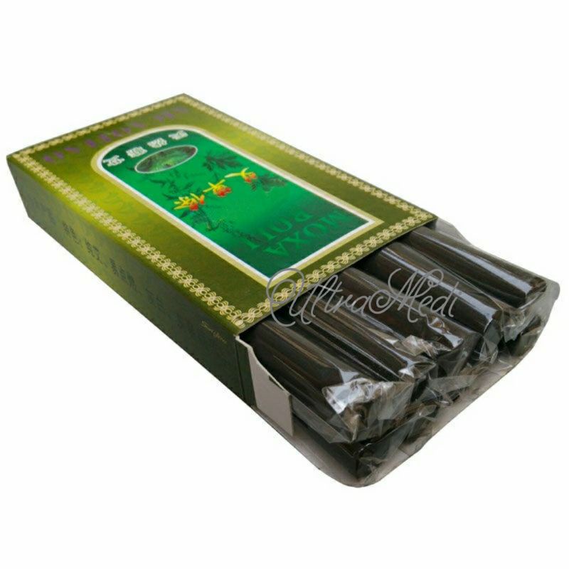 Jual Moksa Batang Hitam / Moxa Terapi Moksibusi isi 10 | Shopee Indonesia