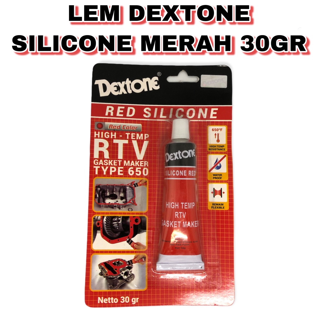 Jual LEM DEXTONE SILICONE MERAH 30GR | Shopee Indonesia