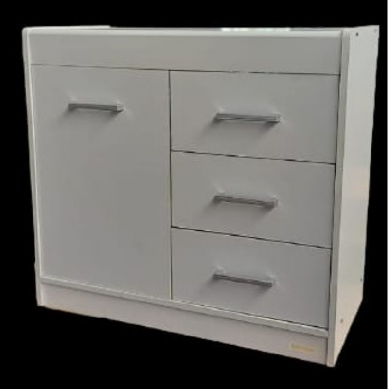 Jual SB 80 BUFFET PUTIH PAKAI KUNCI / BUFFET TV MINIMALIS / KITCHEN SET ...