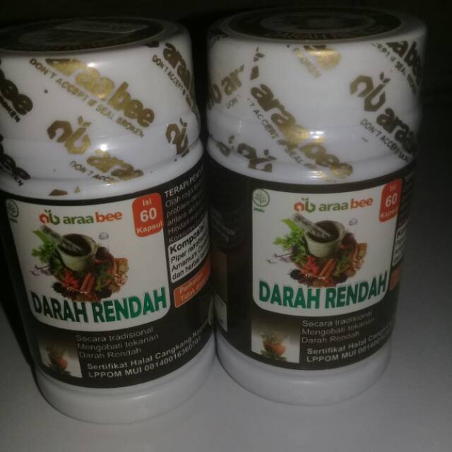 Jual Kapsul darah rendah-obat untuk darah rendah-kapsul herbal darah ...