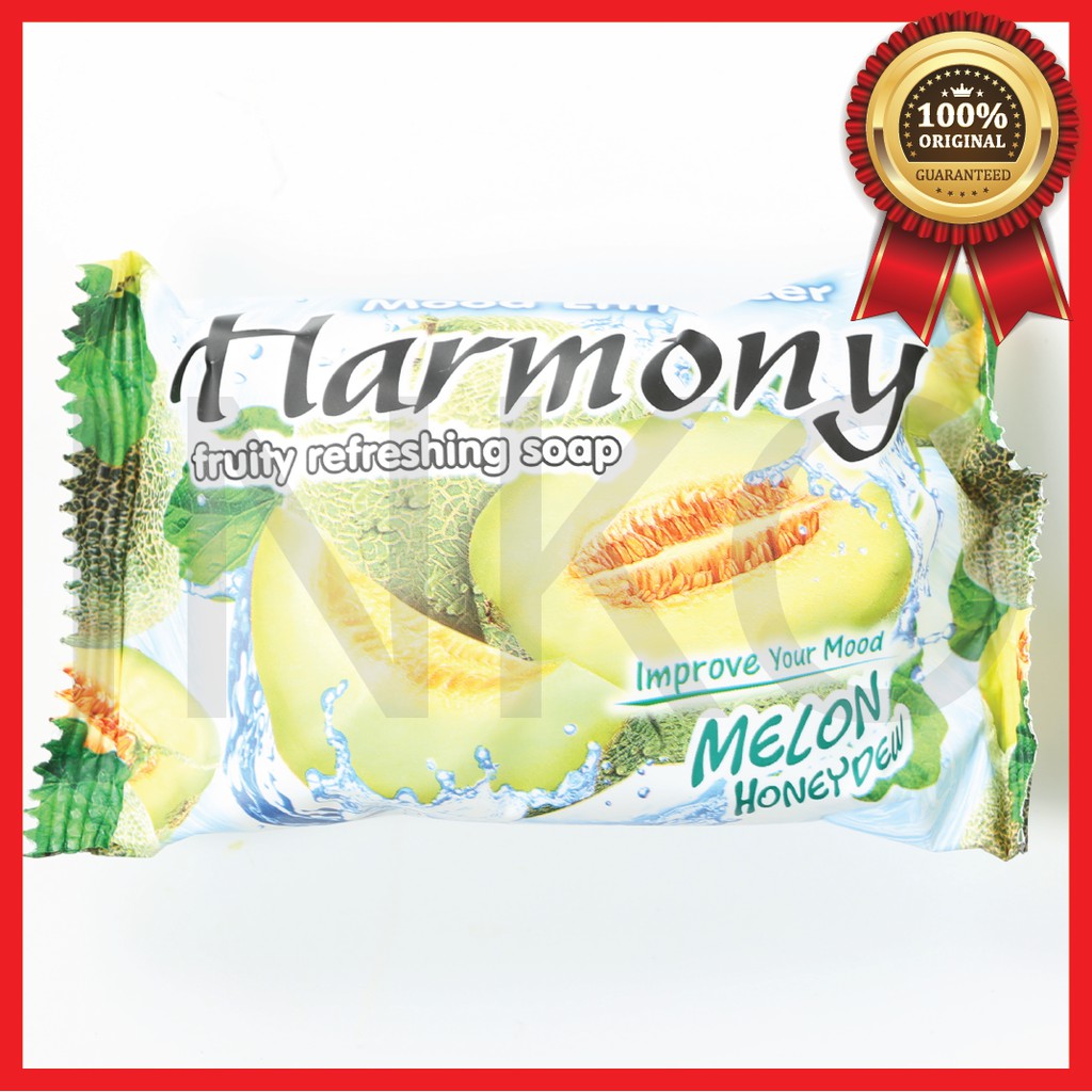 Jual HARMONY SABUN MANDI SOAP BAR MELON HONEYDEW 70GR | Shopee Indonesia