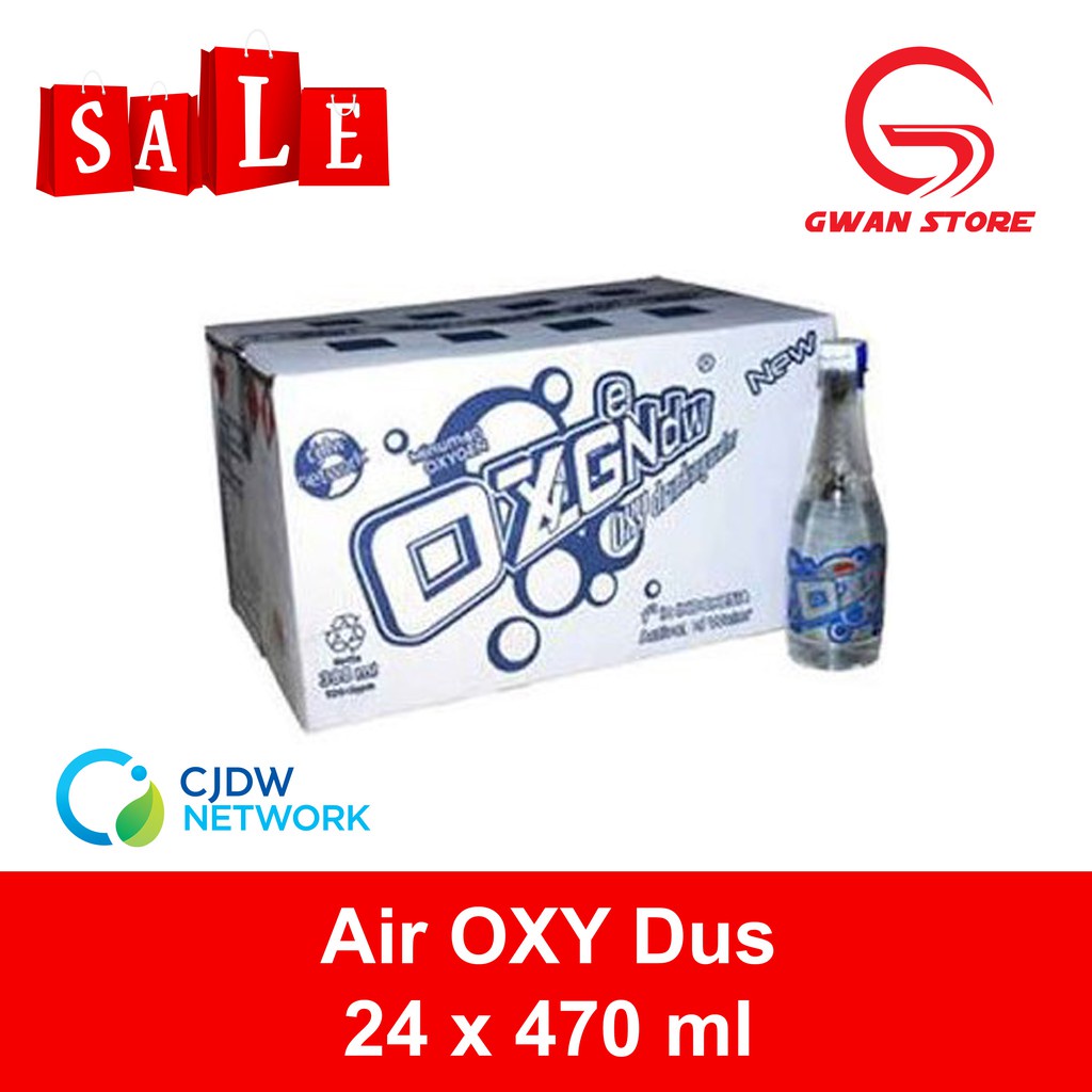Jual Air Oxy CJDW / OXY Drinking Water / Air Minum Oksigen (1 Dus) 24 ...