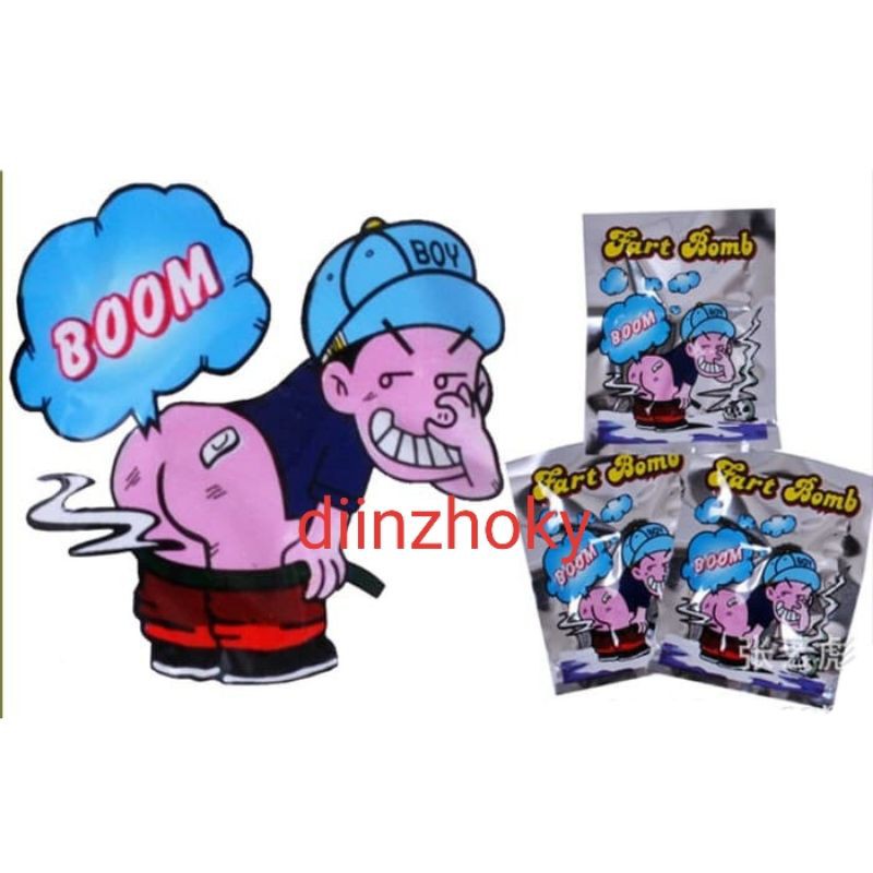 Jual Bom Kentut Mainan Ngerjain Orang Usil Jahil / Fart Bomb Bag ...
