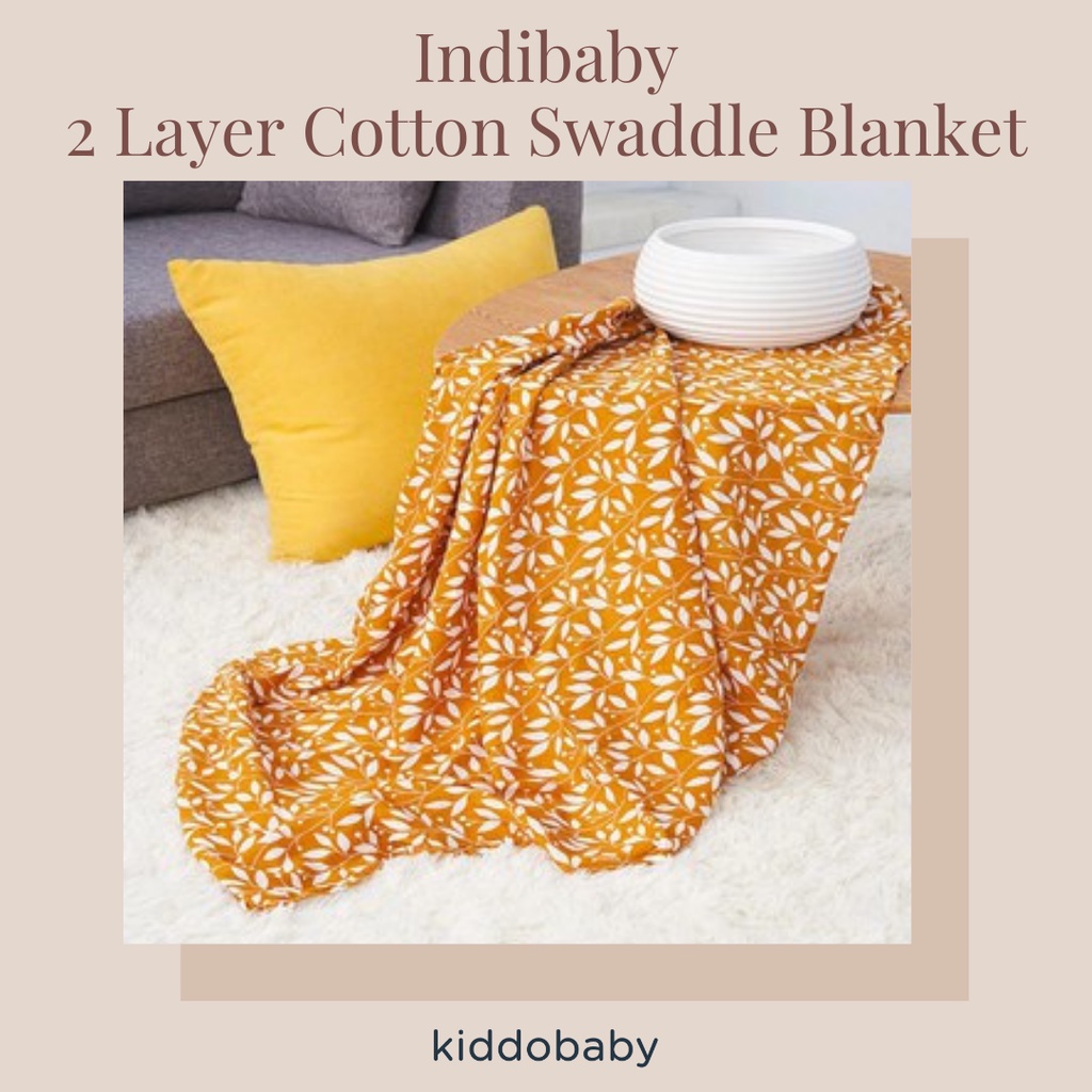 Jual Indibaby 2 Layer Cotton Swaddle Blanket | Selimut Anak | Shopee ...