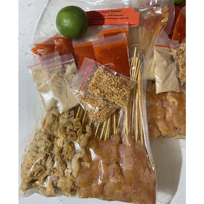 Jual Sate Taichan - Dis is Taichan! Daging ayam/ Kulit Fresh Vacuum ...