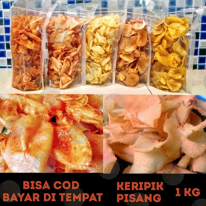 Jual Promo Keripik Pisang Renyah Rasa Balado Pedas Manis Keju Barbeque ...