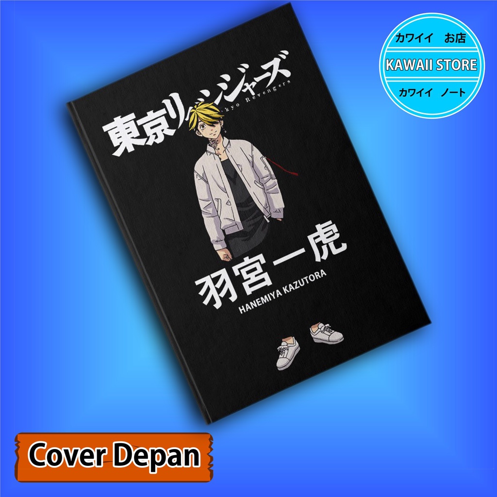 Jual Notebook / Pocket book Hard Cover Anime Tokyo Revengers KAZUTOR uk ...