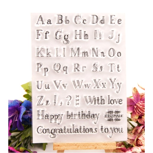 Jual LovelyCraftStore | S35 Transparent Silicone Rubber Clear Stamp ...
