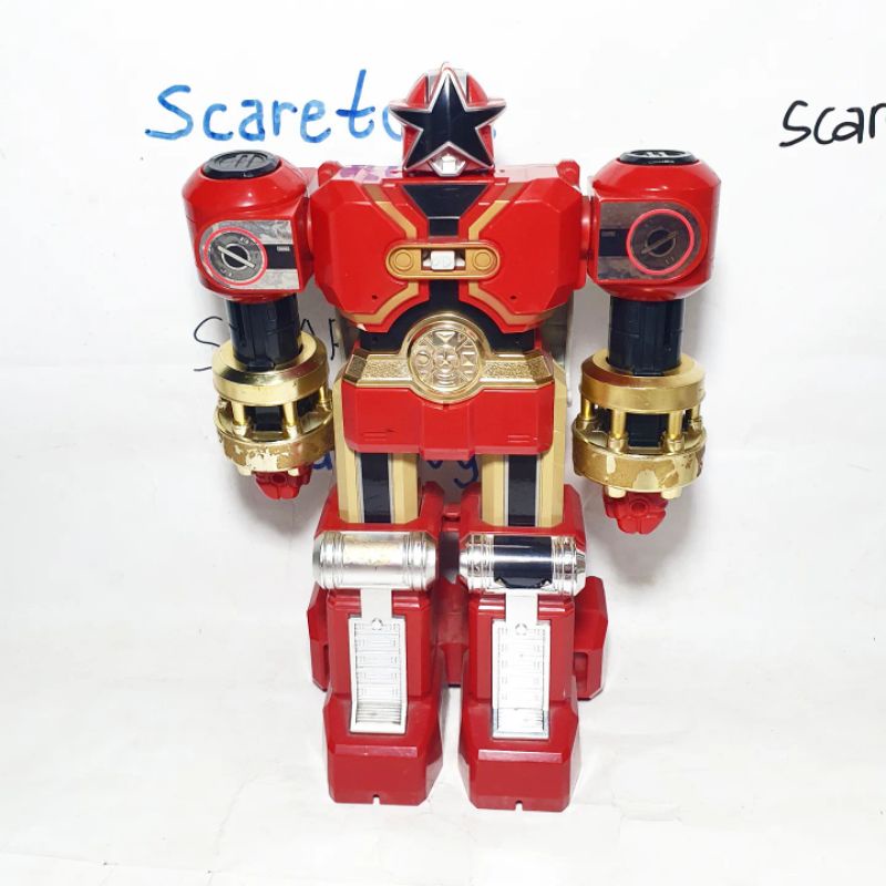 Jual DX Power Rangers Zeo Red Battlezord - Sentai ohranger red puncher ...
