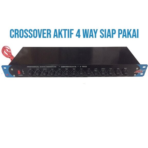 Jual CROSSOVER AKTIF 4 WAY PLUS BOX SIAP PAKAI | Shopee Indonesia