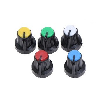Jual Knob Potensio Plastik Warna Tutup Potensiometer Putar Knob Volume ...