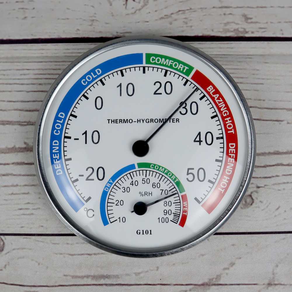 Jual ANYMETRE ANALOG THERMOMETER HYGROMETER TEMPERATURE HUMIDITY ALAT ...