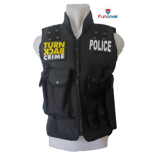 Jual Rompi Motor Bikers Vest Body Protector POLICE Turn Back Crime ...