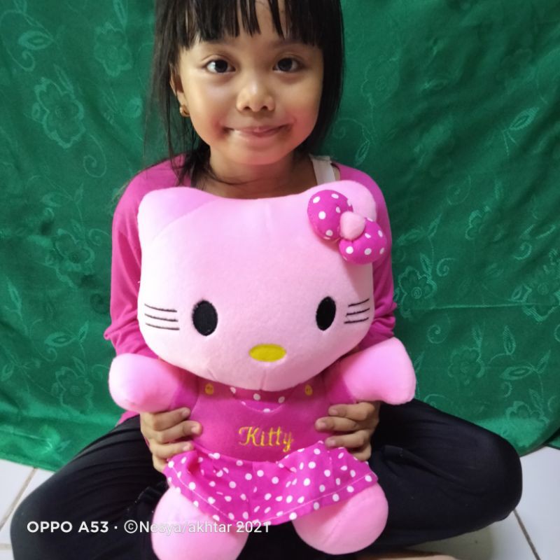Jual BONEKA MURAH, hello Kitty Uk L Tinggi 40 cm | Shopee Indonesia