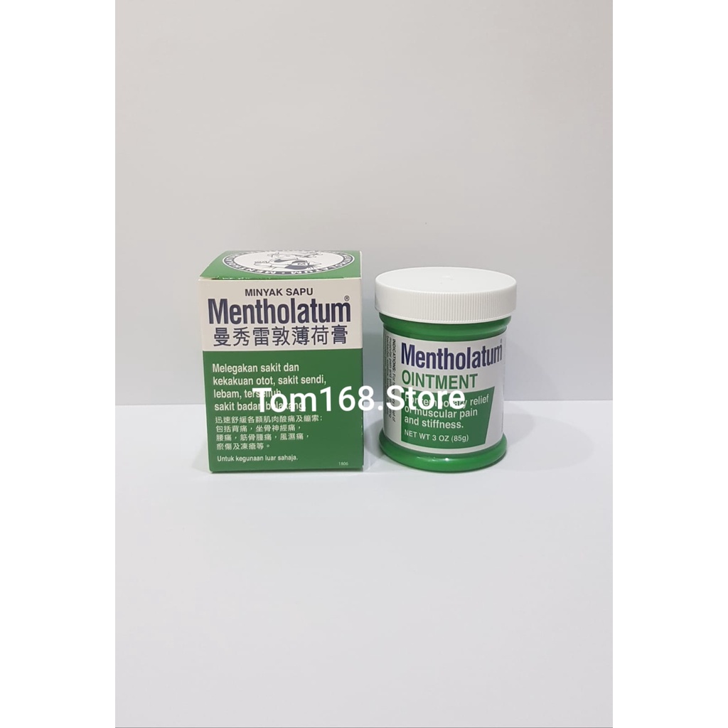 Jual MENTHOLATUM OINTMENT 85 GRAM - ORIGINAL & READY STOCK ! | Shopee ...